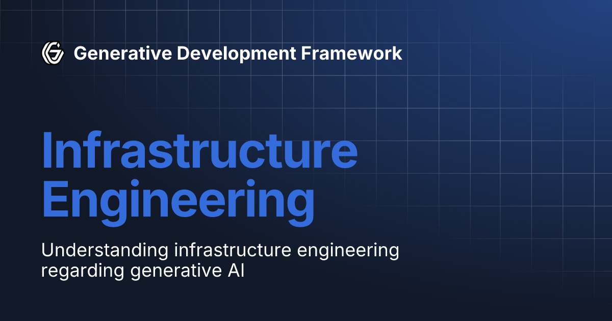 Infrastructure Engineering | Generative Development Framework